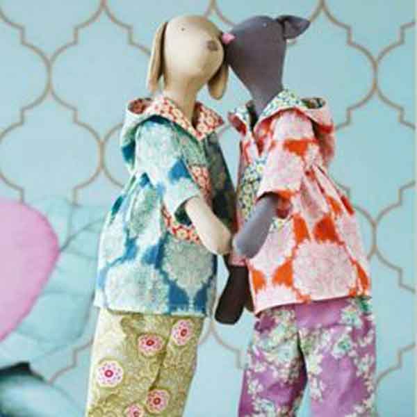 Tilda Friends – Fabric and Ribbon