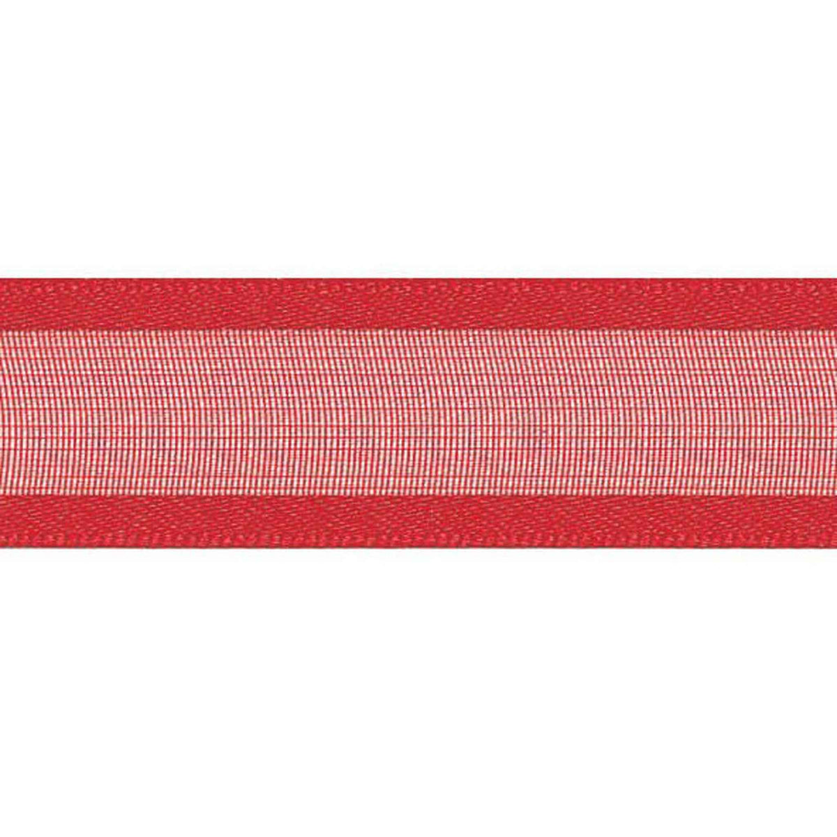 15mm Sheer Elegance Ribbon - Red - Berisfords – Fabric and Ribbon