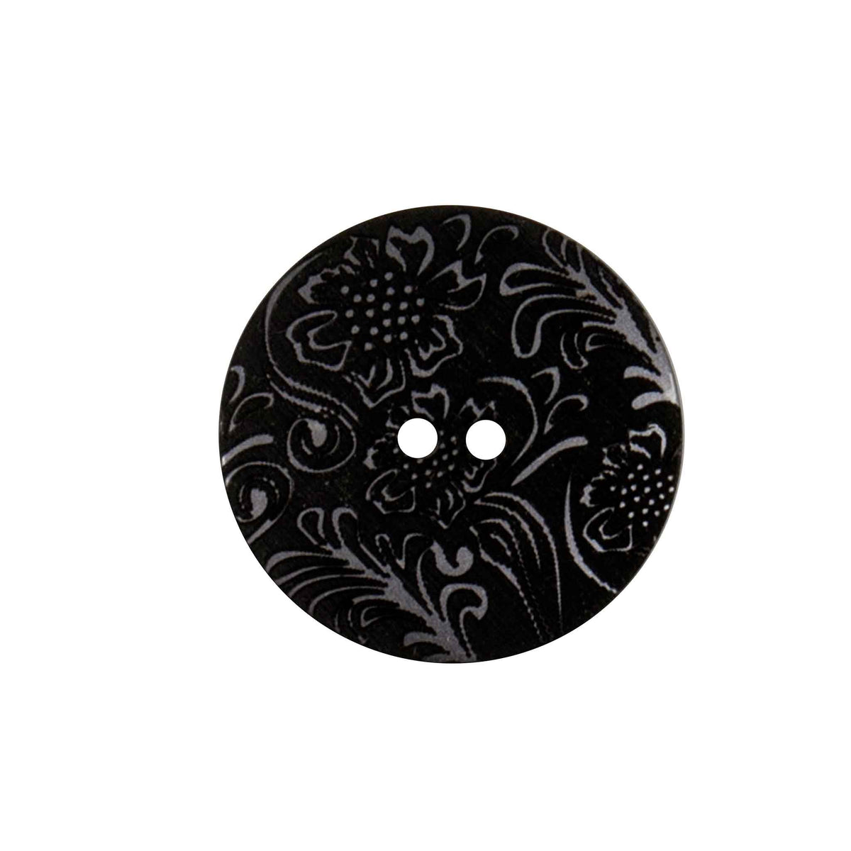 Vogue Star Buttons - Black Patterned- 22mm - Pack of 3 - VS2182 ...