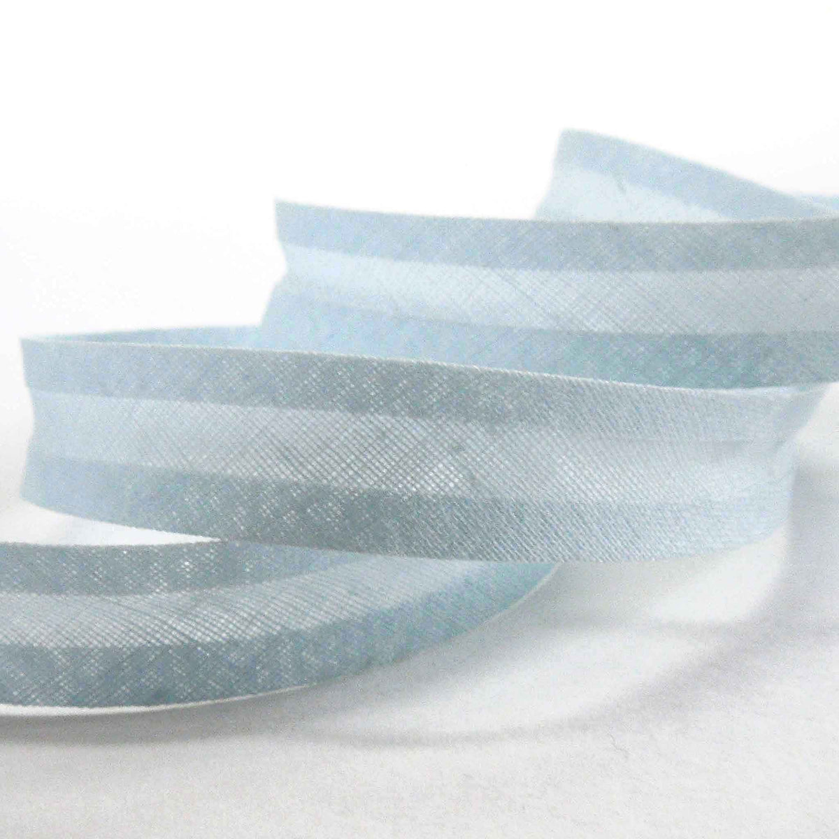 15mm Plain Bias Binding - Baby Blue - Single Fold – Fabric and Ribbon
