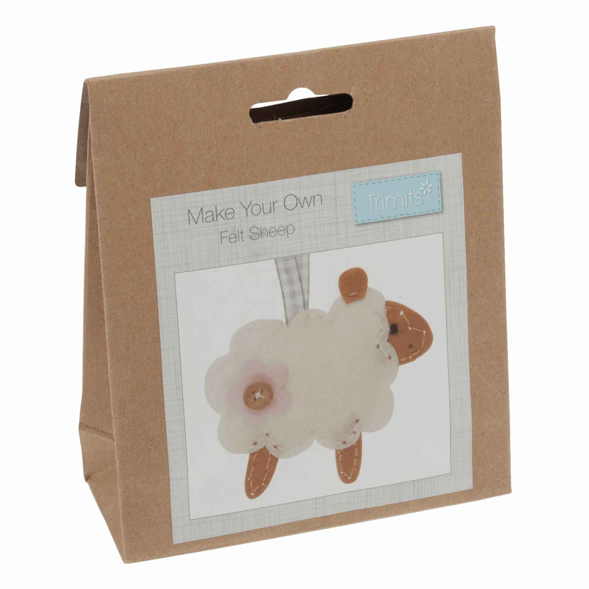 Felt Sheep Kit, Make Your Own Sheep, GCK033 – Fabric and Ribbon